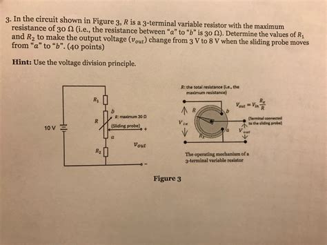 Solved 3 In The Circuit Shown In Figure 3 R Is A Chegg Com
