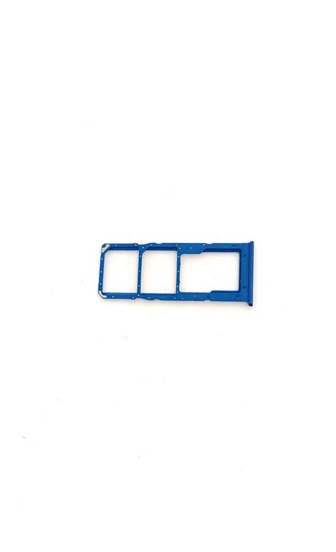 Gaveta Bandeja Chip A02 A022 Azul Novo Original Nfe A022 Sim Card Sos