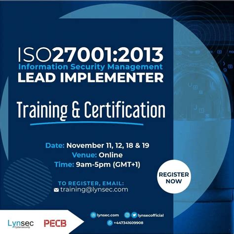 Lynsec Cybersecurity Limited On Linkedin Training Certification Informationsecurity