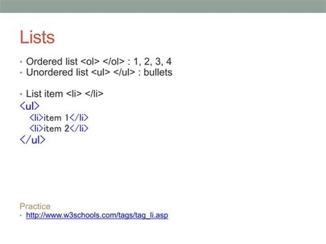 Lecture 2 Html Basics Ppt