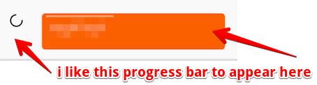Java How To Make A Progress Bar Show On Top Of A Button In Android Stack Overflow