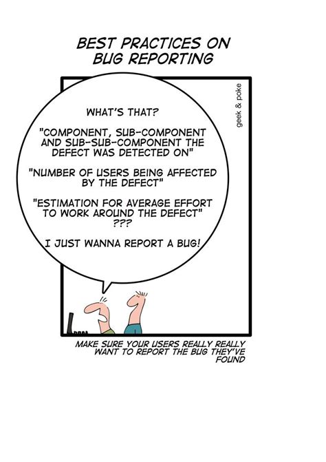 Best Practices On Bug Reporting Programmer Jokes Computer Science