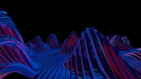 Premium Photo Waves Of Dynamic Waveforms With Effects Creating A Visually Rhythmic And