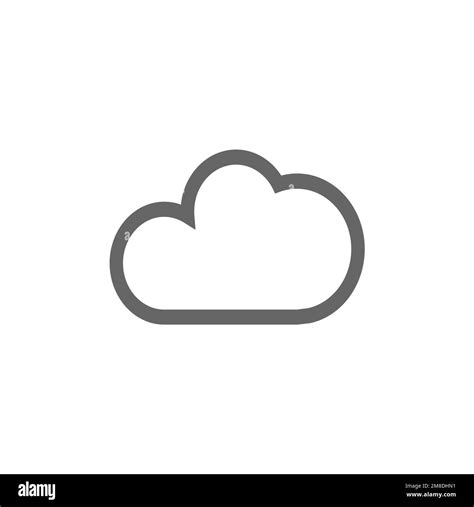 Cloud Icon Common Graphic Resources Vector Illustration Stock Vector