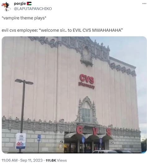 Evil Cvs Employee Welcome Sir To Evil Cvs Mwahahaha” Evil Cvs