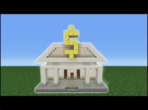 Minecraft Tutorial How To Make A Bank Minecraft Dollarama City Hall