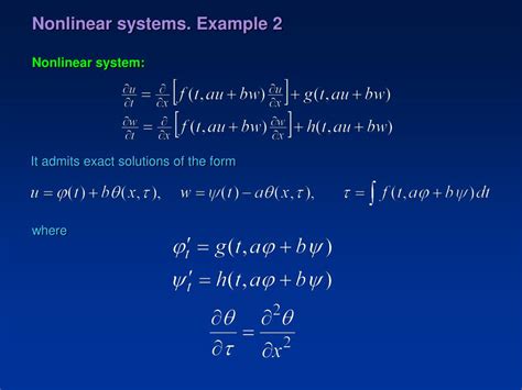 PPT Exact Solutions To Nonlinear Equations And Systems Of Equations Of General Form In