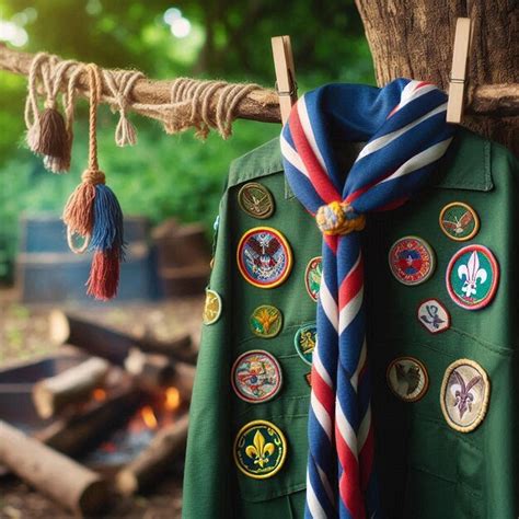 World Scout Scarf Day Concept Premium Ai Generated Image