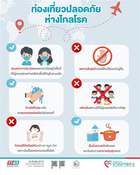 ท่องเที่ยวปลอดภัย ห่างไกลโรค