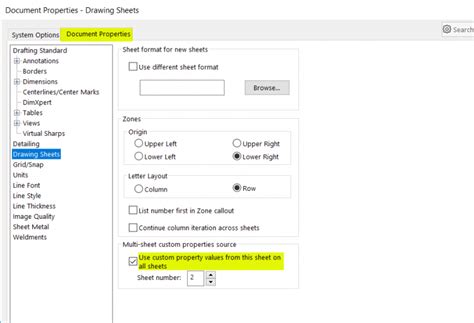 What Is The Source Of Solidworks Custom Properties Linked To Text