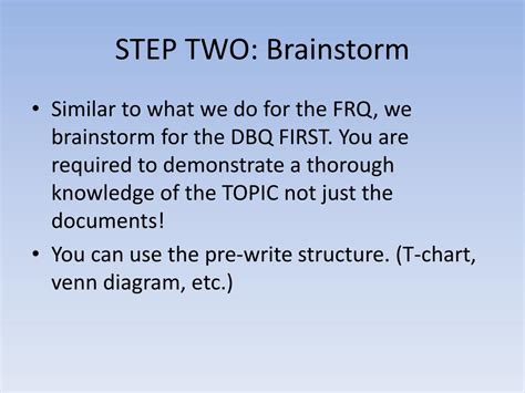 PPT How To Write A DBQ In APUSH In FIVE EASY STEPS PowerPoint Presentation ID 2523282