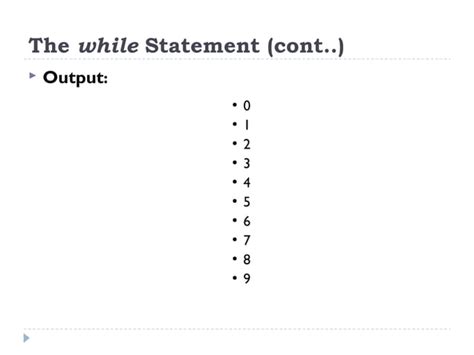 Lecture 9 Control Structures 1 Ppt