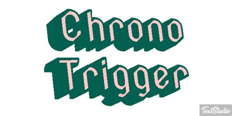 Chrono Trigger Videogame Animated  Logo Designs
