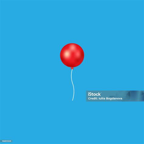빨간 현실적인 풍선입니다 빨간 풍선 공 현실적인 격리 된 흰색 배경 벡터 일러스트 레이 션의 형태로 풍선 0명에 대한 스톡 사진 및 기타 이미지 Istock