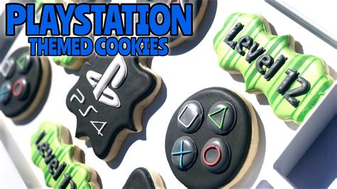 How To Make Sugar Cookies PLAYSTATION THEMED SET YouTube