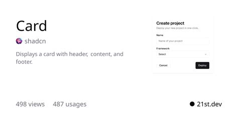 Card 21stdev Craft With Ai 21stdev
