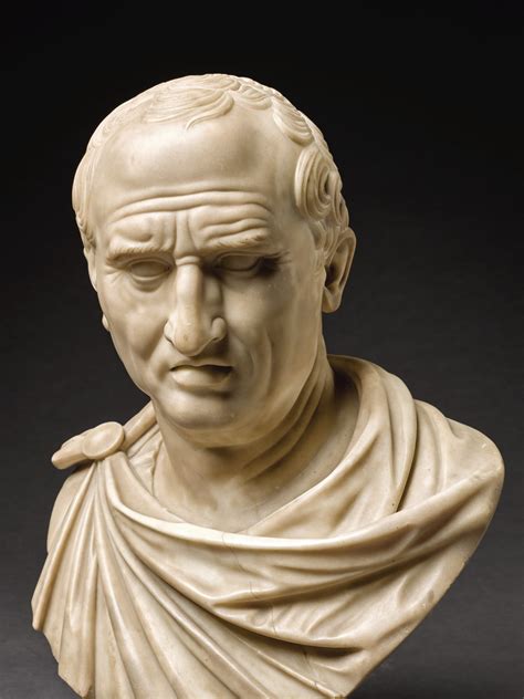 Italian Circa 1800 After The Antique Bust Of Marcus Tullius