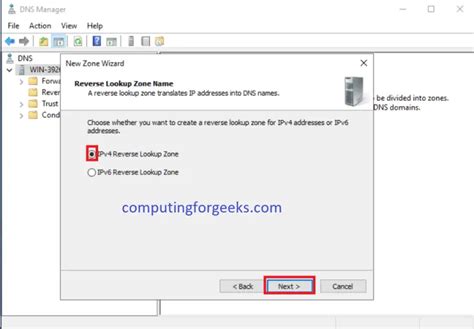 How To Add DNS Reverse Lookup Zone In Windows Server ComputingForGeeks
