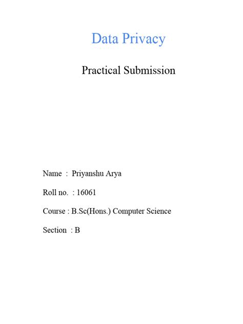 Priyanshupracticalfile Pdf Encryption Secure Communication