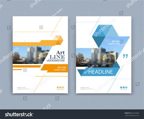 A4 브로셔 커버 설계정보 배너 텍스트 스톡 벡터로열티 프리 500126020