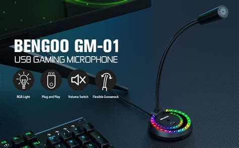 Bengoo Gaming Microphone Gm 01 Usb Microphone With Mute