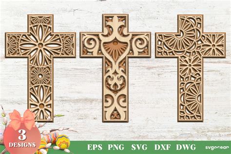 Cross Laser Cut Graphic By Svgocean · Creative Fabrica