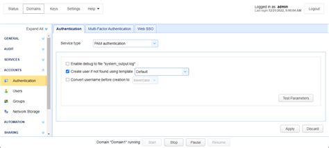 Setting Authentication Preferences