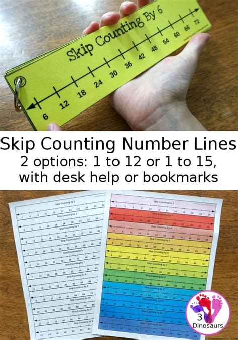 FREE Skip Counting Number Lines Free Homebabe Deals