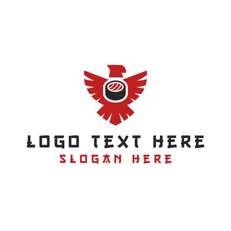Eagle Maki Restaurant Logo Brandcrowd Logo Maker
