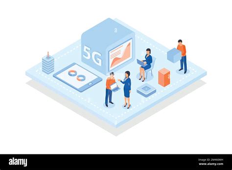 Conceptual Template With People Looking At Charts And Diagrams On