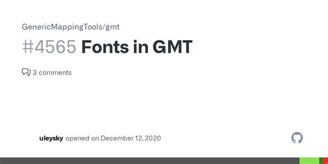 Fonts In Gmt · Issue 4565 · Genericmappingtoolsgmt · Github