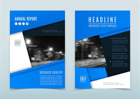 Blue Annual Report Template Images Browse Stock Photos Vectors And Video Adobe Stock