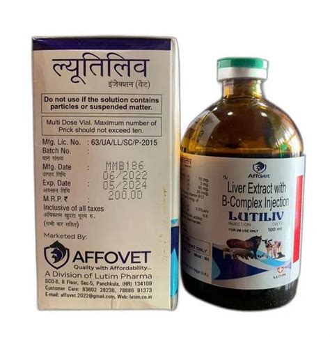 Liver Extract B Complex Injection 100ml At ₹ 200box In Panchkula Id