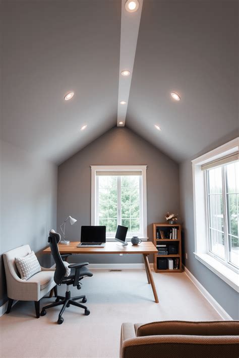 25 Inspiring Attic Office Design Ideas For A Stylish Workspace