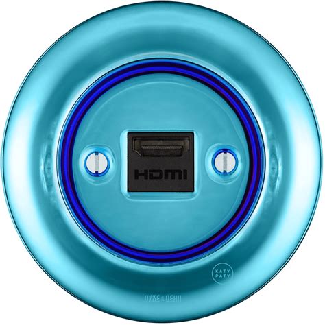 Porcelain Wall Socket Sky Blue Hdmi Dyke And Dean