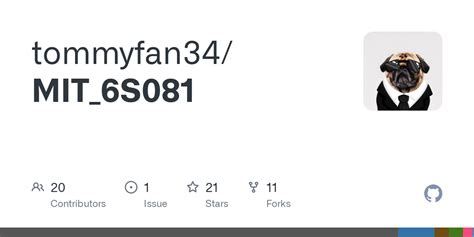 Github Tommyfan34mit6s081