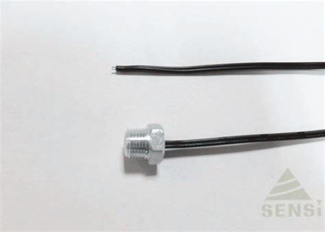 Threaded Aluminium Tubes NTC Temperature Sensor For Temperature Measurement