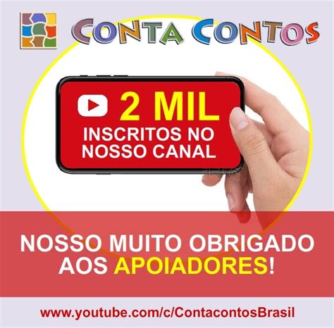 Conta Contos 2 Mil Inscritos No Nosso Canal No Youtube