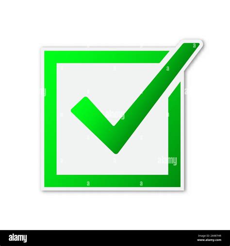 Green Check Mark Box