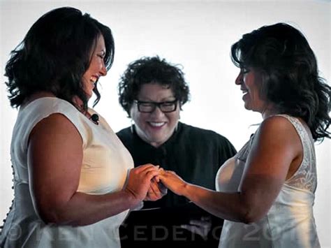 Supreme Court Justice Sonia Sotomayor Officiates Same Sex Wedding