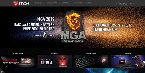 Msi Global The Leading Brand In High End Gaming Professional Creation