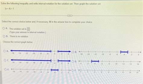 Solved Solve The Following Inequality And Write Interval