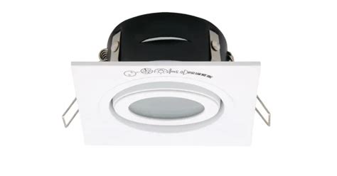 Cali Tilt Downlight Ip65 Matt White Square Spa 35724 Spa
