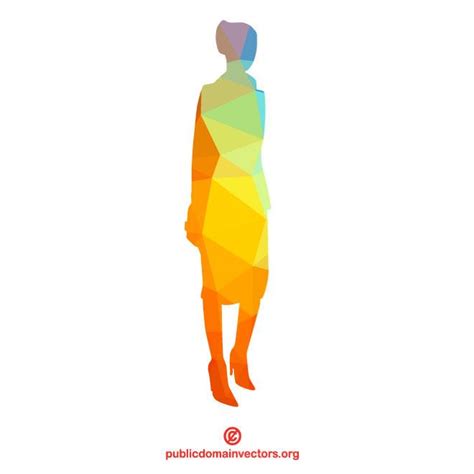 Color Silhouette Of A Woman 2ai