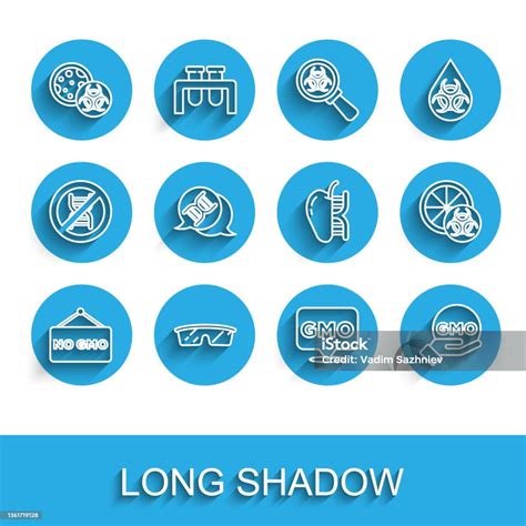 세트 라인 없음 Gmo 실험실 안경 Dna 기호 유전자 변형 오렌지 및 사과 아이콘 벡터 0명에 대한 스톡 벡터 아트 및 기타 이미지 Istock