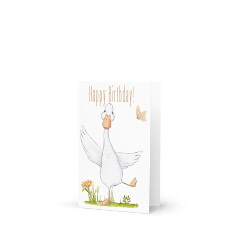 Greeting Card Duck Kathalyna Artwork