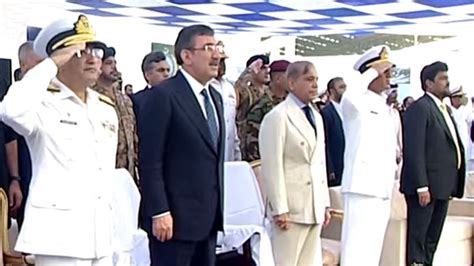 Launching Ceremony Of 4th Milgem Class Corvette Pns Tariq Underway At Karachi Shipyard