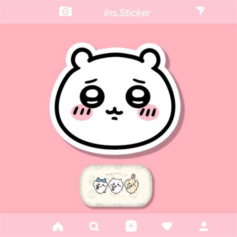 Japanese Cartoon Chiikawa Mouse Pad Chiikawa Can With Hand Pillow