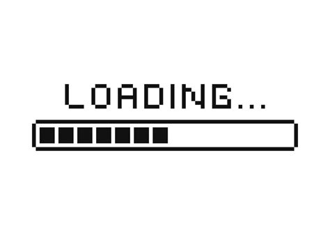 Pixel Art Loading Bar Concept 53964355 Vector Art At Vecteezy