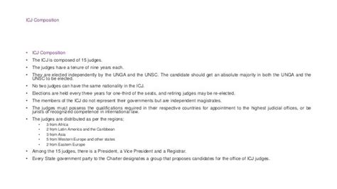 Icj International Court Of Justice Pptx